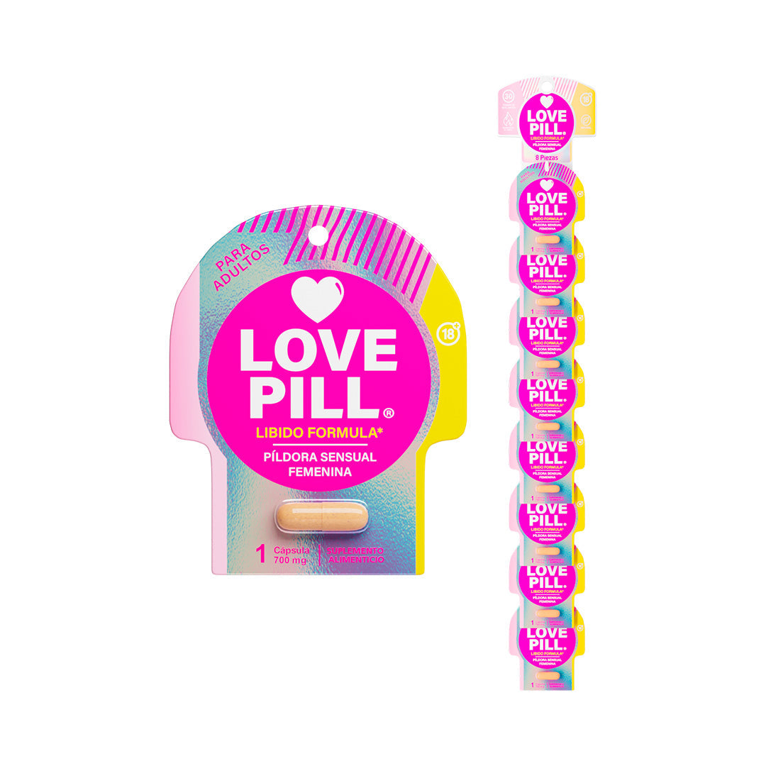 Blinlab Love Pill® (Tira de impulso 8 piezas de 1 cápsulas de 700g ...