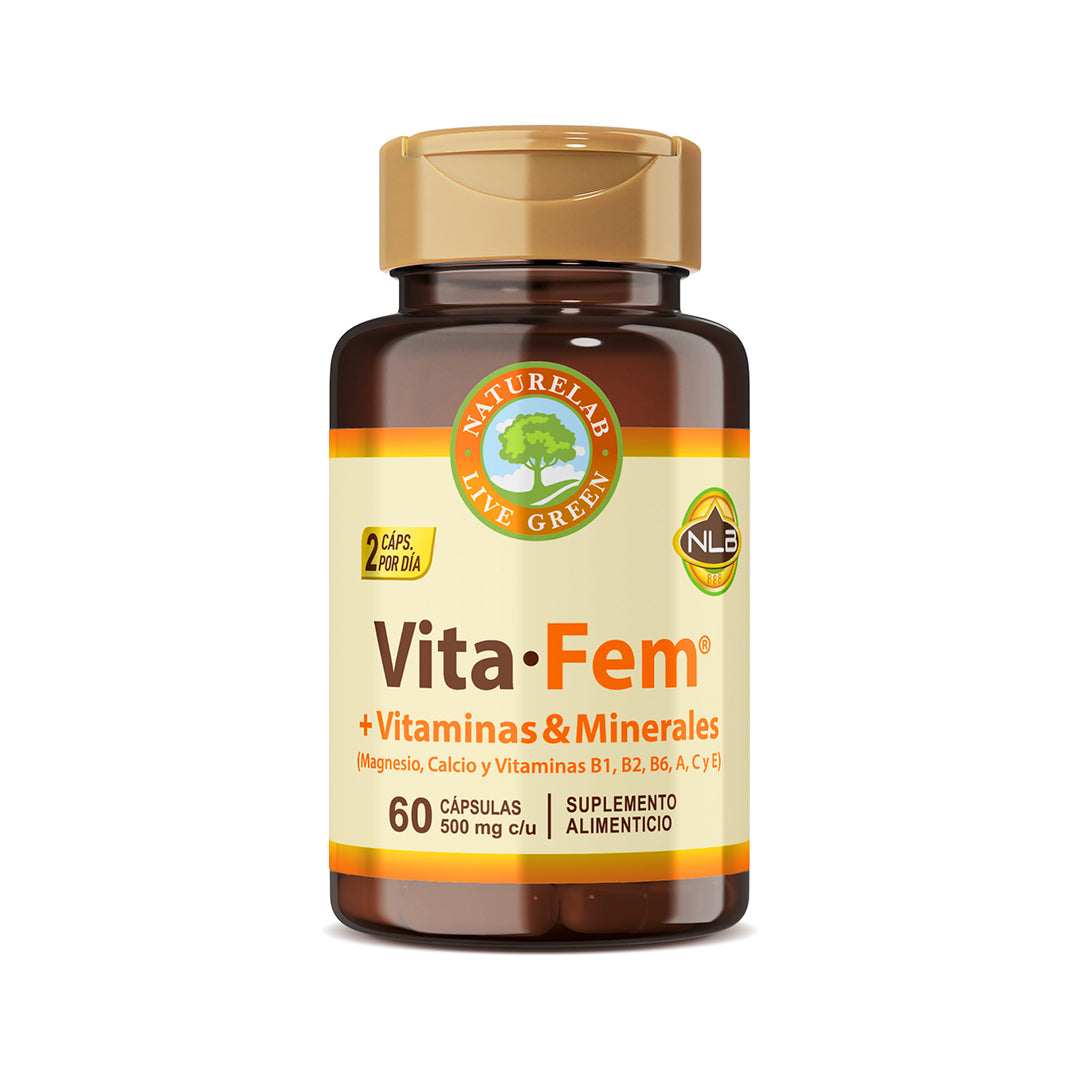 Vita Fem + Vitaminas y Minerales Naturelab® 60 cápsulas – Vitamin Store