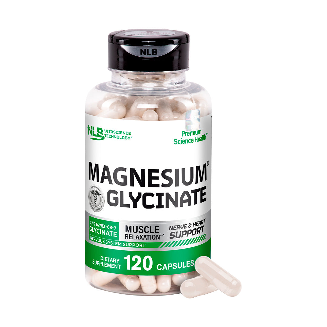 Glicinato de Magnesio® NLB® 120 cápsulas – Vitamin Store