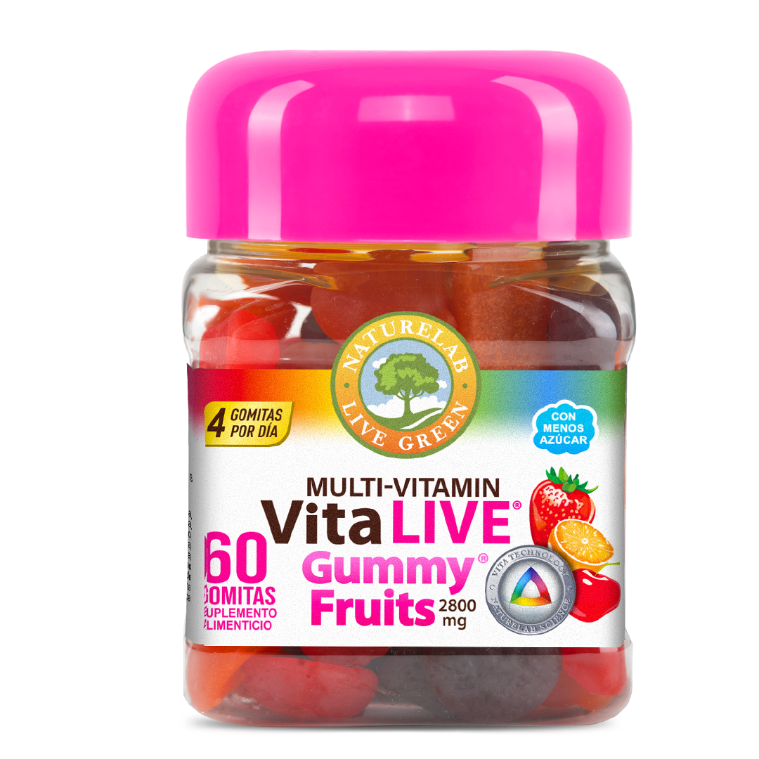 Vita-Live Multivitamínico Naturelab® 60 Gummy Fruits – Vitamin Store